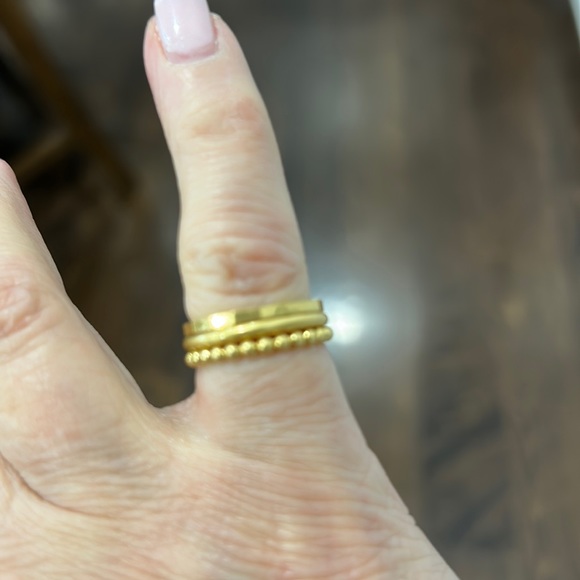 Madewell | Jewelry | Madewell Simple Stacking Ring Set | Poshmark